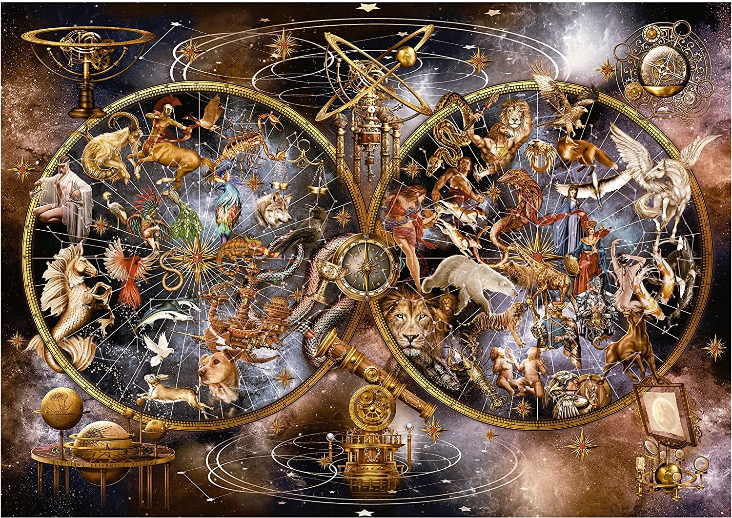 Educa - Legpuzzel - Sterrenbeelden - 4000 stukjes - Legpuzzels 2001 ...