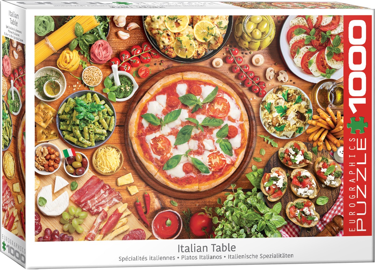 Eurographics - Legpuzzel - Italiaanse Tafel - 1000 stukjes - Legpuzzels ...